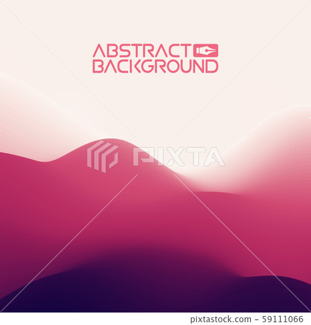 3D landscape Background. Purple Gradient... - Stock Illustration ...