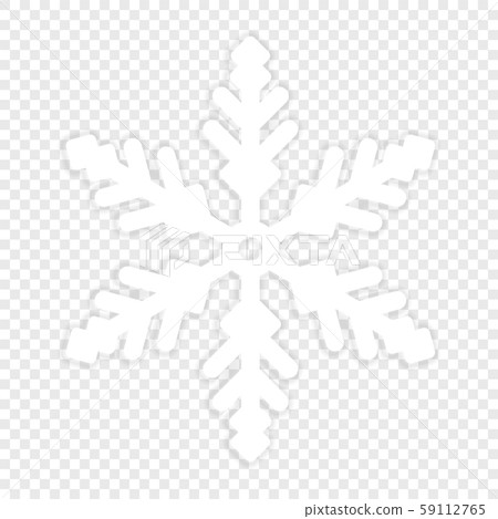 Isolated winter snowflake. Element - Stock Illustration [59112765] - PIXTA