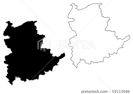 Shan State map vector.... - Stock Illustration [59113086] - PIXTA