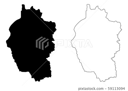 Kayah State map vector.... - Stock Illustration [59113094] - PIXTA
