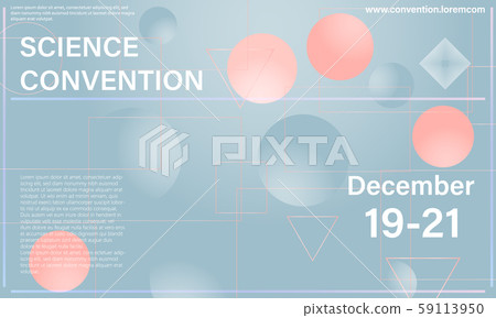 Conference design template. Business background. - Stock Illustration ...