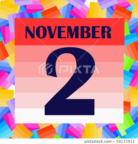 November 2 icon. For planning important day.... - Stock Illustration ...