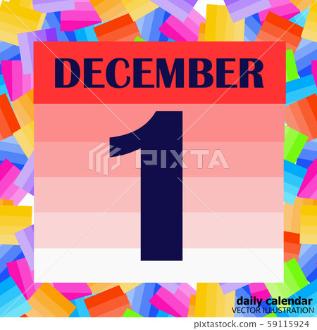 December 1 icon. For planning important day.... - Stock Illustration ...
