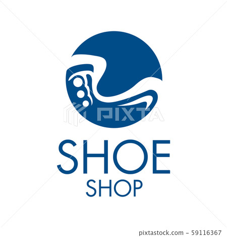Vector logo for shoes and sneakers store - Stock Illustration [59116367 ...