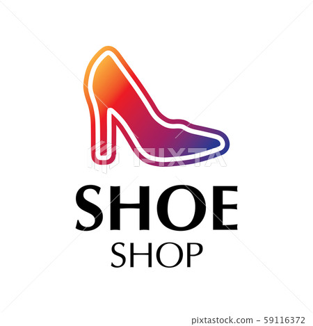 Vector logo for shoes and sneakers store - Stock Illustration [59116372 ...