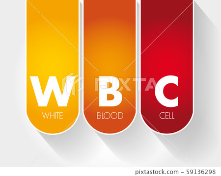 WBC - White Blood Cell acronym - Stock Illustration [59136298] - PIXTA