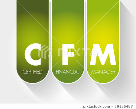 CFM - Certified Financial Manager acronym - Stock Illustration ...