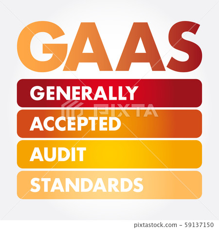 GAAS - Generally Accepted Audit Standards - Stock Illustration ...