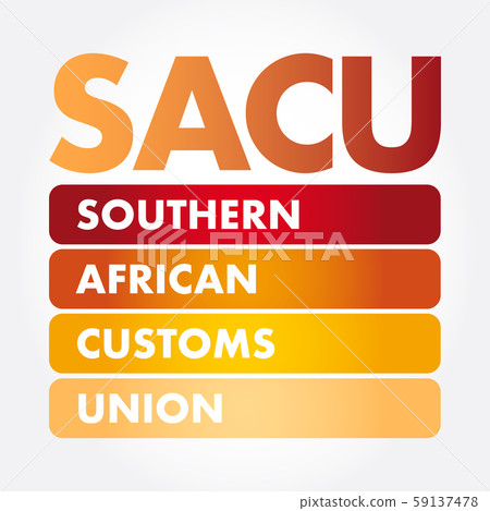 SACU - Southern African Customs Union acronym-插圖素材 [59137478] - PIXTA圖庫