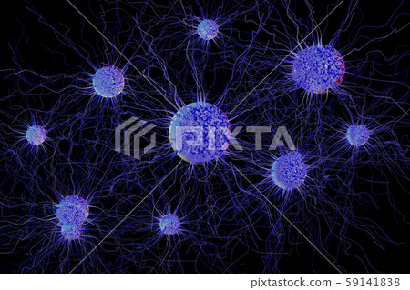 Illustration of virus (computer graphic) - Stock Illustration [59141838 ...