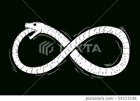 Ouroboros Infinity Illustration - Stock Illustration [59153196] - PIXTA