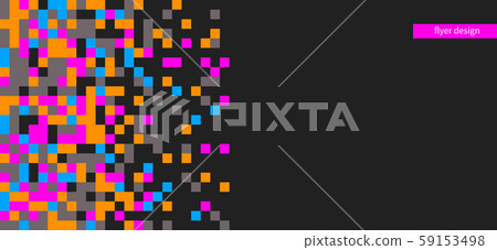color pixel pattern - Stock Illustration [59153498] - PIXTA