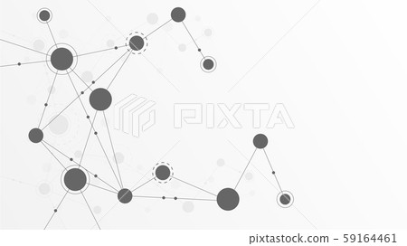 Abstract geometric connect lines and... - Stock Illustration [59164461 ...