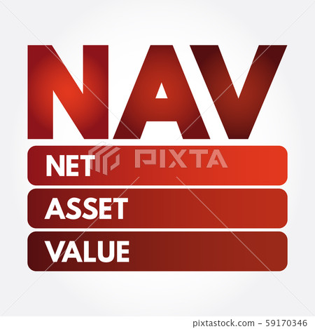 NAV - Net Asset Value acronym - Stock Illustration [59170346] - PIXTA
