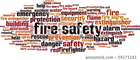 Fire safety word cloud - Stock Illustration [59171281] - PIXTA