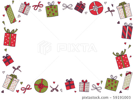 Present frame landscape - Stock Illustration [59191003] - PIXTA