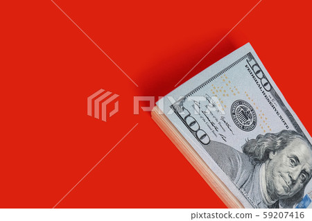 Stack of hundred dollars - Stock Illustration [59207416] - PIXTA