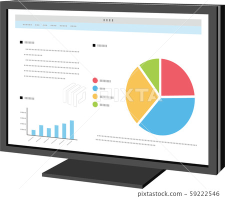PC summary screen - Stock Illustration [59222546] - PIXTA