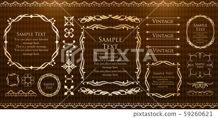 Luxury frame design - Stock Illustration [59260621] - PIXTA