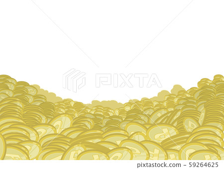 Coin Rush 2 [coins piled up] - Stock Illustration [59264625] - PIXTA