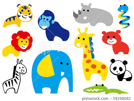 Pop animals - Stock Illustration [59298082] - PIXTA