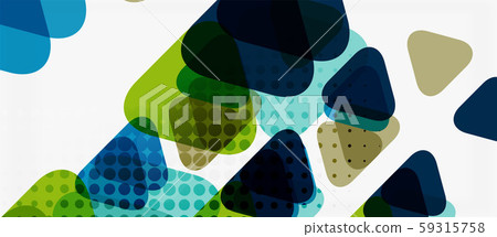 Vector triangle geometric abstract composition... - Stock Illustration ...