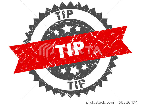 tip grunge stamp with red band. tip - Stock Illustration [59316474] - PIXTA