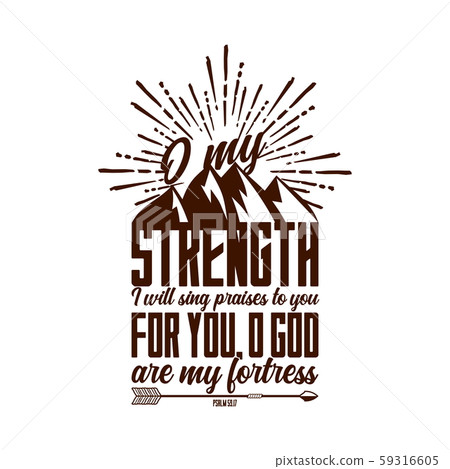 Christian typography and lettering. Biblical... - Stock Illustration ...