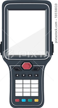 Barcode handy terminal - Stock Illustration [59338010] - PIXTA