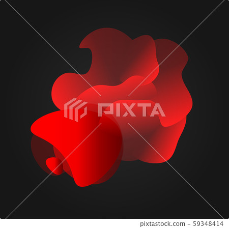 Abstract Muleta, red silk fabric for... - Stock Illustration [59348414 ...
