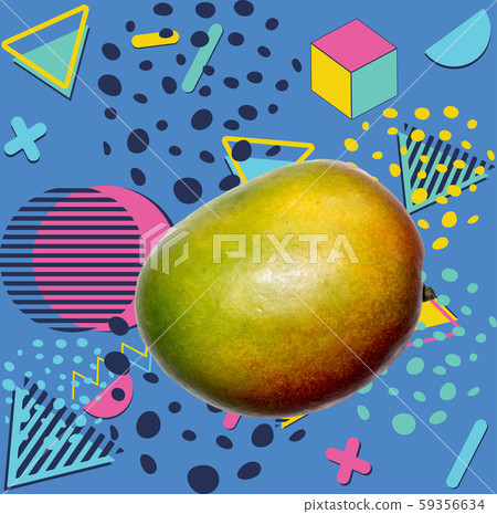 Mango vintage geometric patterns - Stock Illustration [59356634] - PIXTA