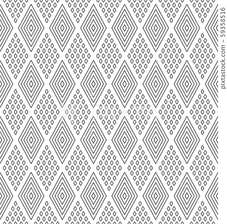 Seamless diamonds pattern. Geometric texture. - Stock Illustration ...