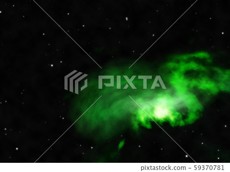 Small part of an infinite star field. 3D rendering-插圖素材 [59370781 ...