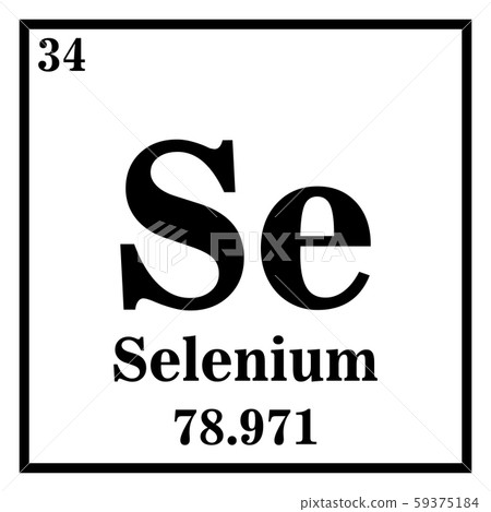 Selenium Periodic Table of the Elements Vector - Stock Illustration ...