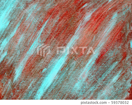 Paint red and turquoise abstract textural with... - Stock Illustration ...