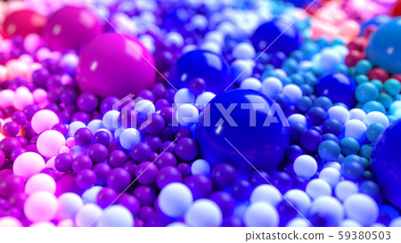 beautiful shiny balls of different colors and... - Stock Illustration ...