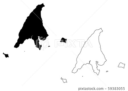Labuan map vector.... - Stock Illustration [59383055] - PIXTA