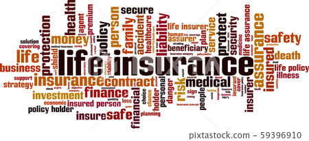 Life insurance word cloud - Stock Illustration [59396910] - PIXTA