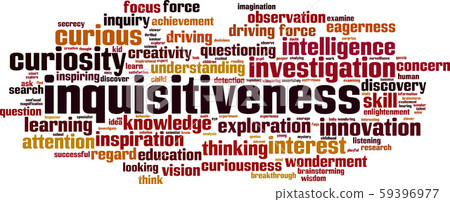 Inquisitiveness word cloud - 스톡일러스트 [59396977] - PIXTA
