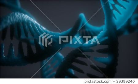 loop double helical structure of dna strand-插圖素材 [59399240] - PIXTA圖庫