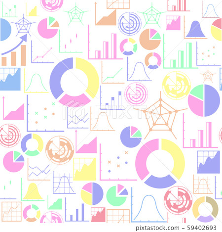 graph seamless pattern background icon. - Stock Illustration [59402693 ...