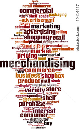 Merchandising word cloud - Stock Illustration [59414457] - PIXTA