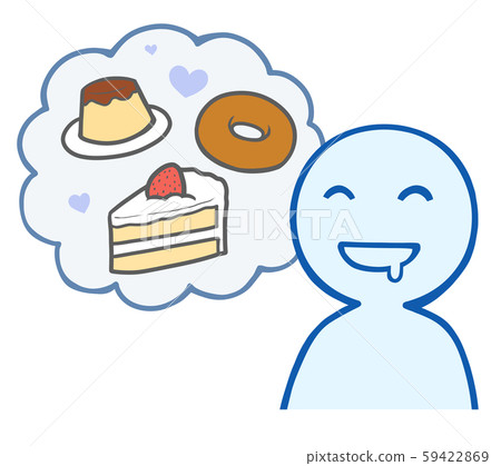Sweet and person - Stock Illustration [59422869] - PIXTA
