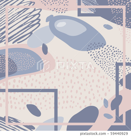 Design a silk scarf in pastel colors. - Stock Illustration [59440929 ...