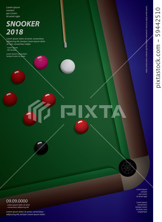 Snooker Championship Poster Design Template... - Stock Illustration ...