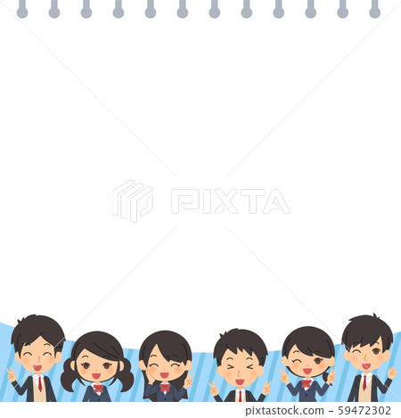 Student frame notebook - Stock Illustration [59472302] - PIXTA