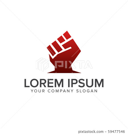 hands holding logo design concept template - Stock Illustration ...