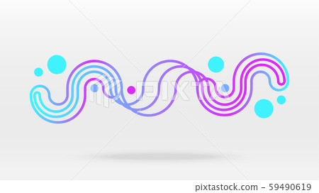 Motion floating sound wave equalizer - Stock Illustration [59490619 ...