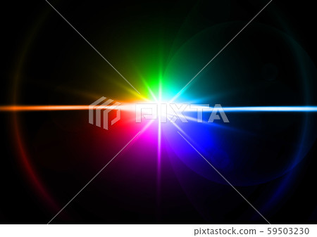 Rainbow color ray - Stock Illustration [59503230] - PIXTA
