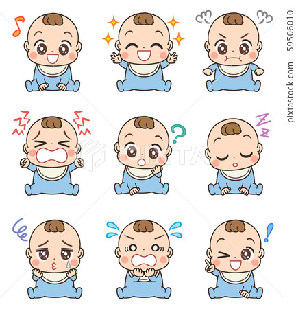 Baby illustration cute set - Stock Illustration [59506010] - PIXTA